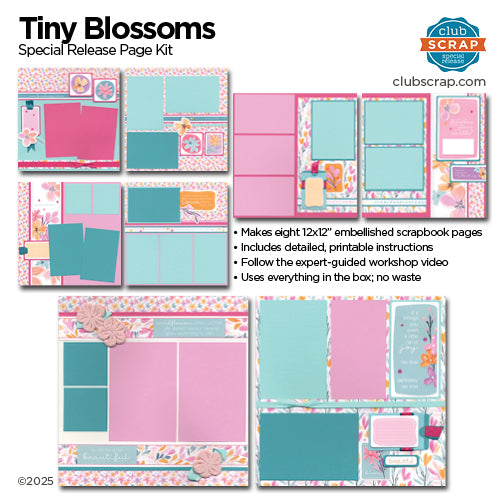 Tiny Blossoms Page Kit