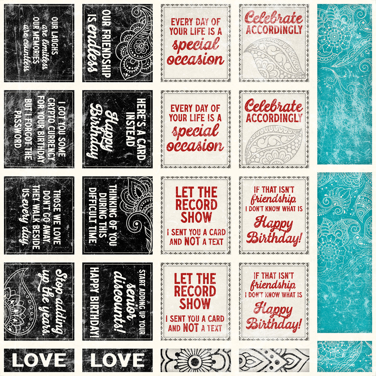 Bandana Card Cutaparts – Club Scrap