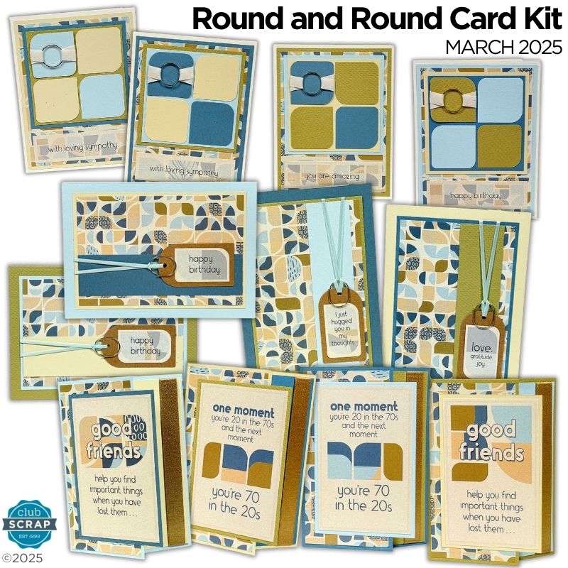 Round and Round Card Kit – Club Scrap