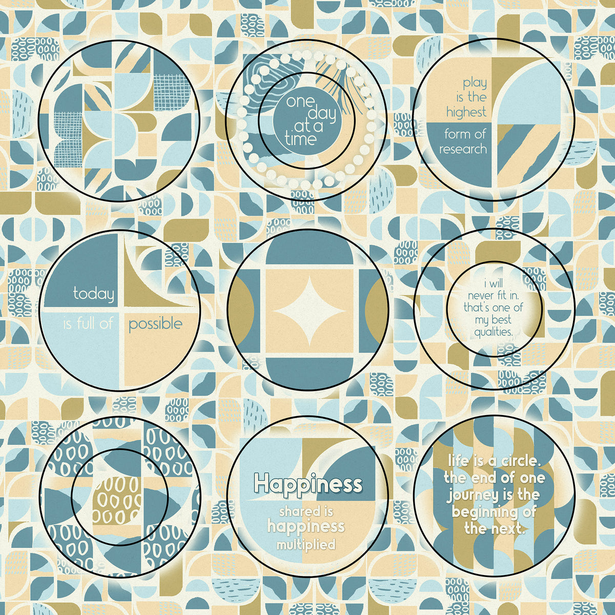 Round and Round Circles Die Cut – Club Scrap