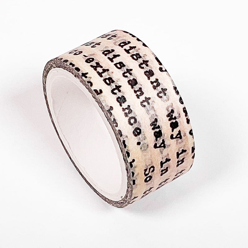 Typeset Script Washi Tape – Club Scrap
