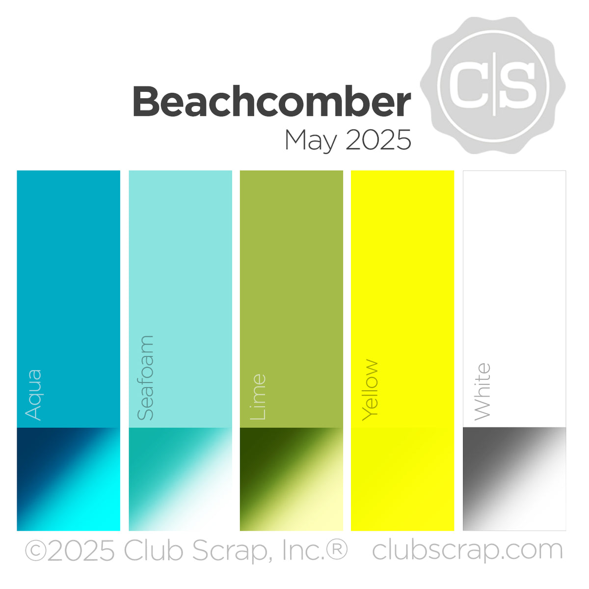Beachcomber 12x12 Plain Paper – Club Scrap