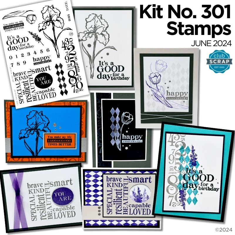Kit No. 301 Stamps – Club Scrap