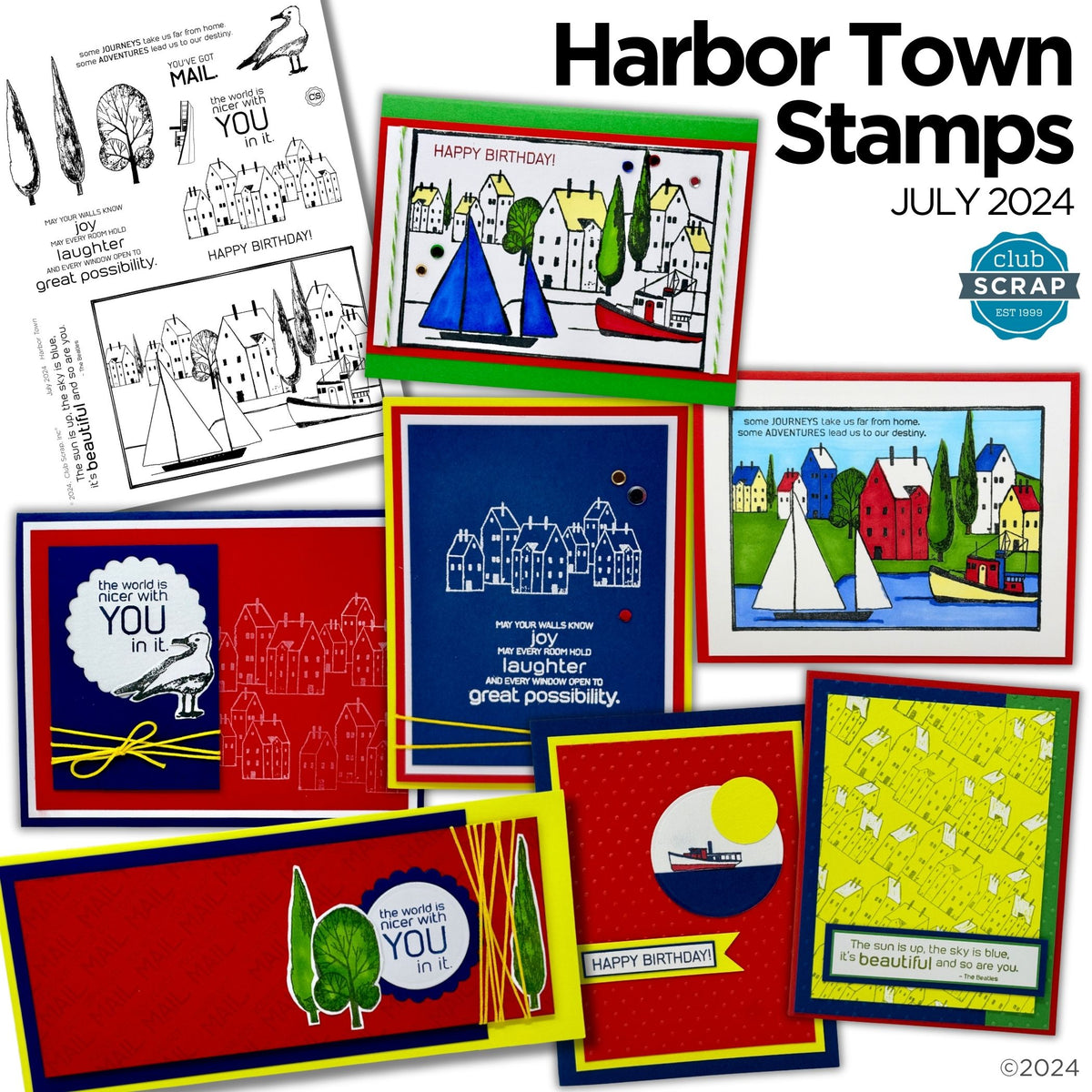 Harbor Town Stamps – Club Scrap