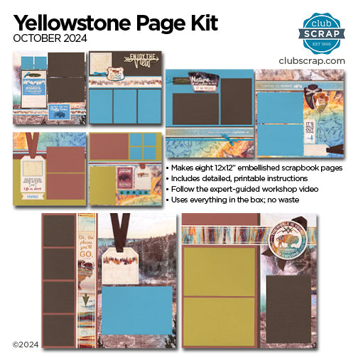 Yellowstone Page Kit – Club Scrap