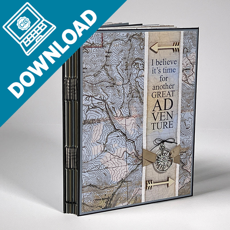 Hand Stitched Book Online Class – Club Scrap