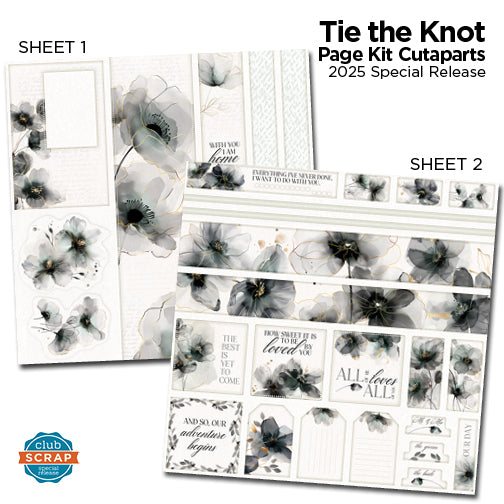 Tie the Knot Page Cutaparts – Club Scrap