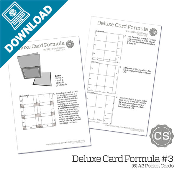 Deluxe Card Formula 3 – Club Scrap