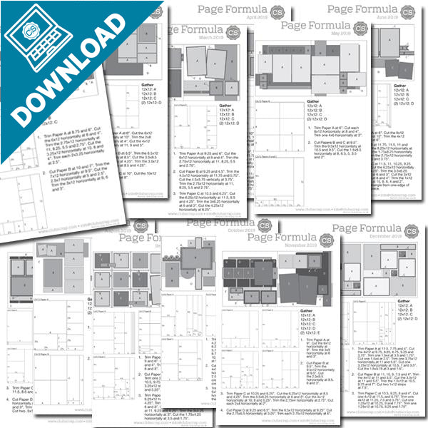 2019 Page Formulas – Club Scrap