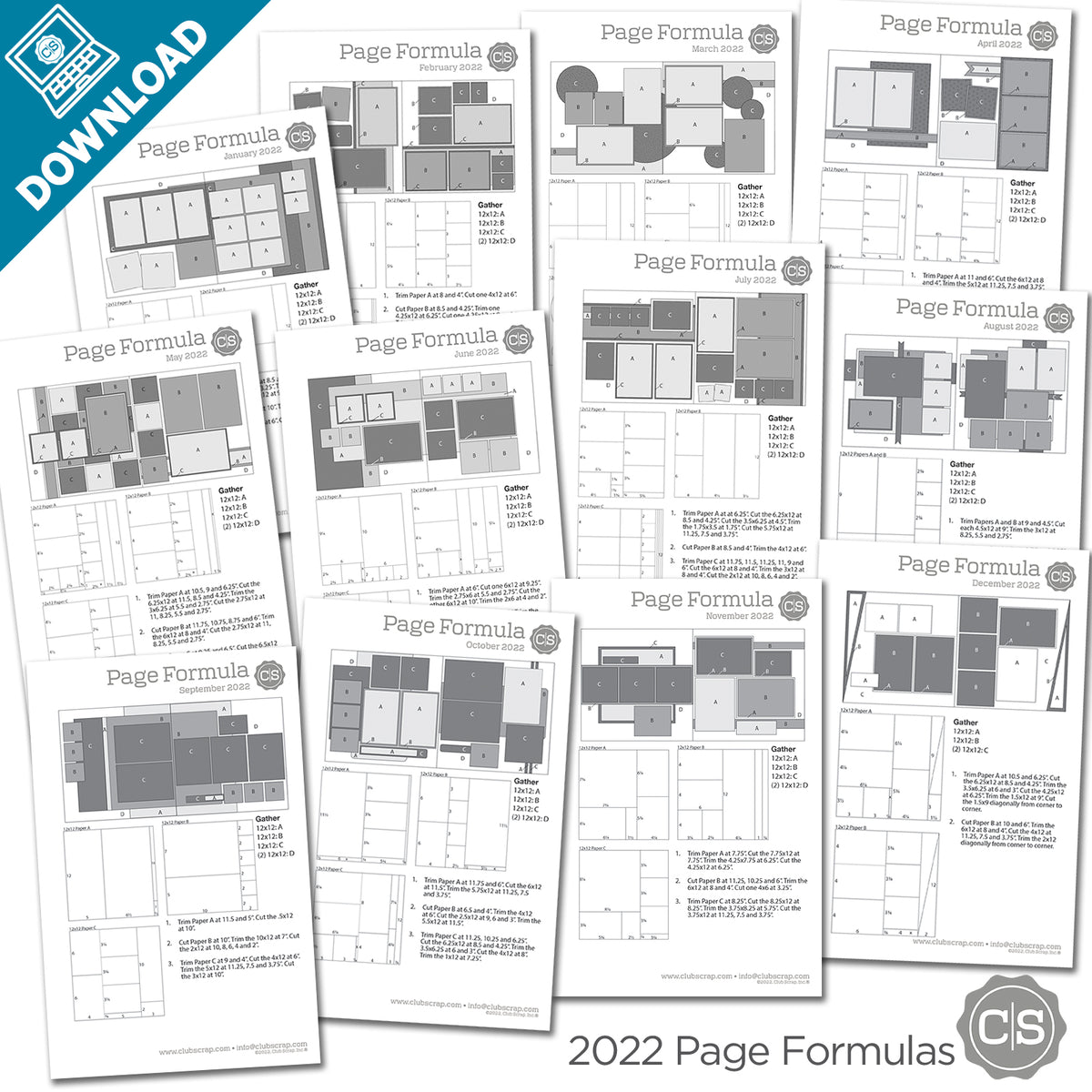 2022 Page Formulas – Club Scrap
