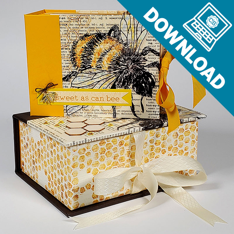 Drop Spine Box and Mini Book Online Class – Club Scrap