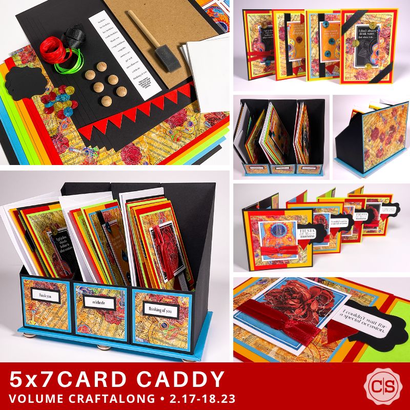 5x7 Card Caddy Craft Along Kit – Club Scrap