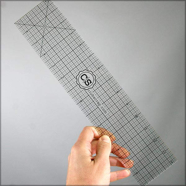 3x14 Acrylic Ruler – Club Scrap