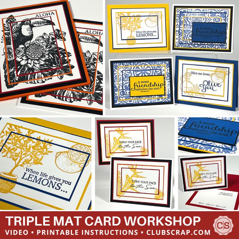 Triple Mat Card Formula – Club Scrap
